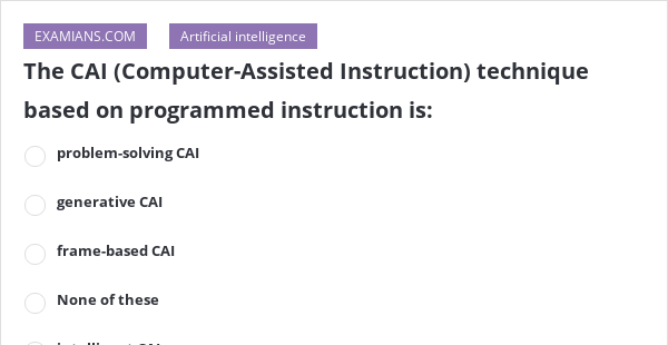 The CAI Computer Assisted Instruction Technique Based On Programmed the-cai-computer-assisted-instruction-technique-based-on-programmed