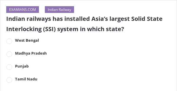 Indian railways has installed Asia’s largest Solid State Interlocking ...