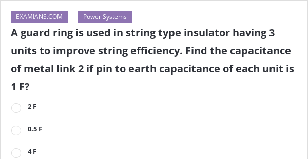 A guard ring is used in string type insulator having 3 units to improve ...