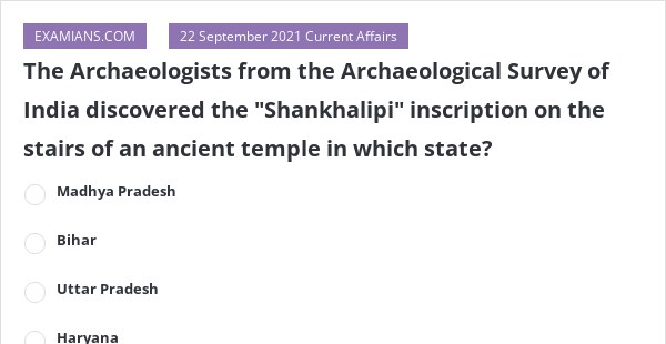The Archaeologists from the Archaeological Survey of India discovered ...