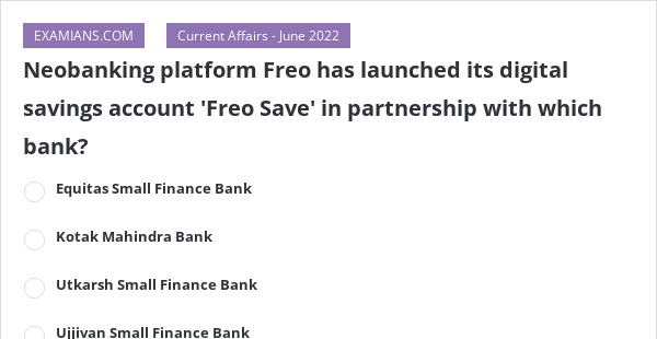 Neobanking platform Freo has launched its digital savings account 'Freo ...