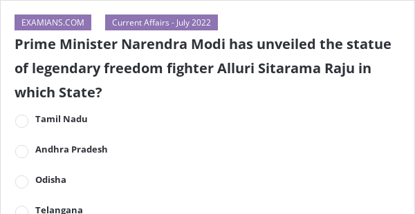 Prime Minister Narendra Modi has unveiled the statue of legendary ...