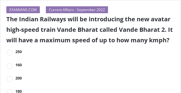 The Indian Railways will be introducing the new avatar high-speed train Vande Bharat called ...